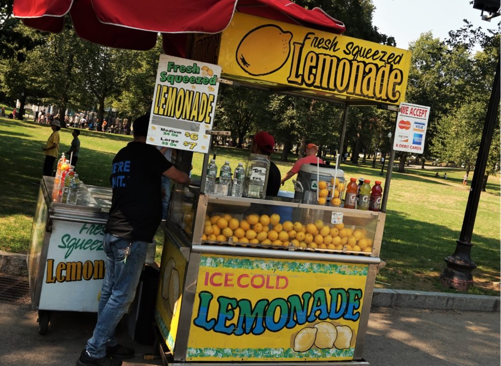 The Lemonade Stands of Boston Common - DrinkingFolk